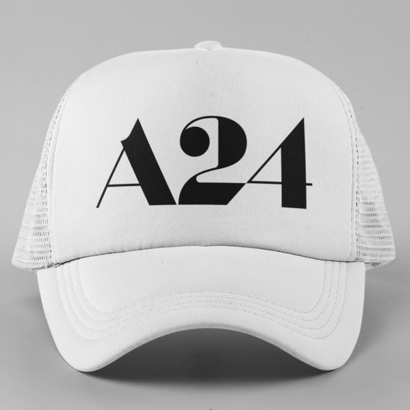 Accessories | New A24 Logo Foam Trucker Mesh Snapback Hat White | Poshmark